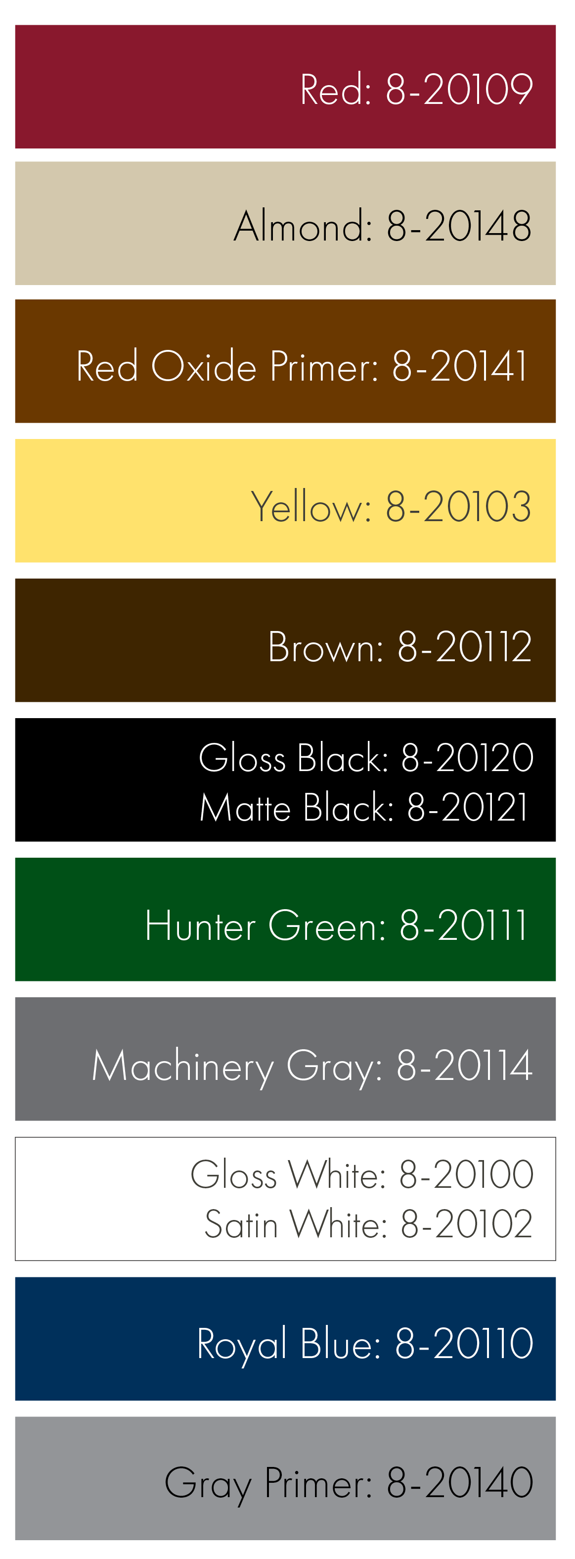 Spray Enamels - Majic Paints